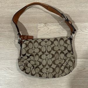 Coach | Bags | Vintage Coach Logo Shoulder Bag | Poshmark